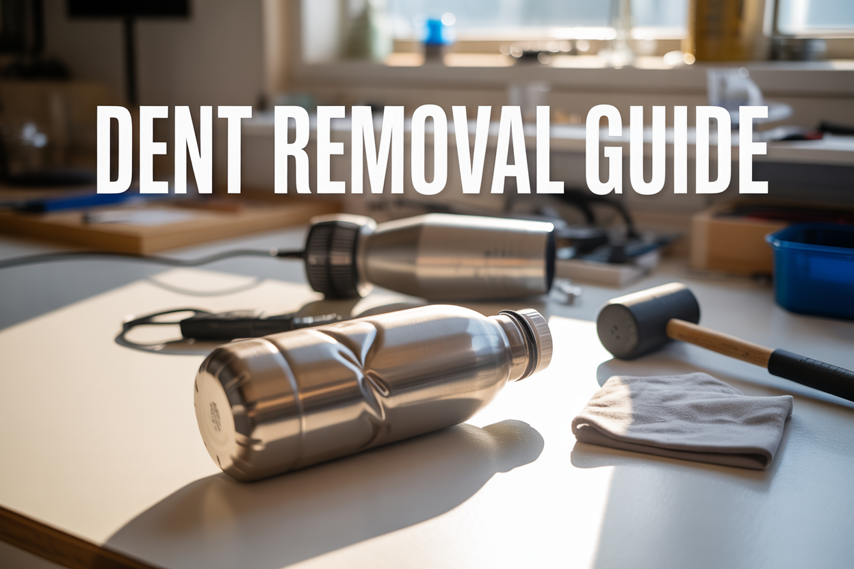 How to Remove a Dent From an Insulated Bottle at Home